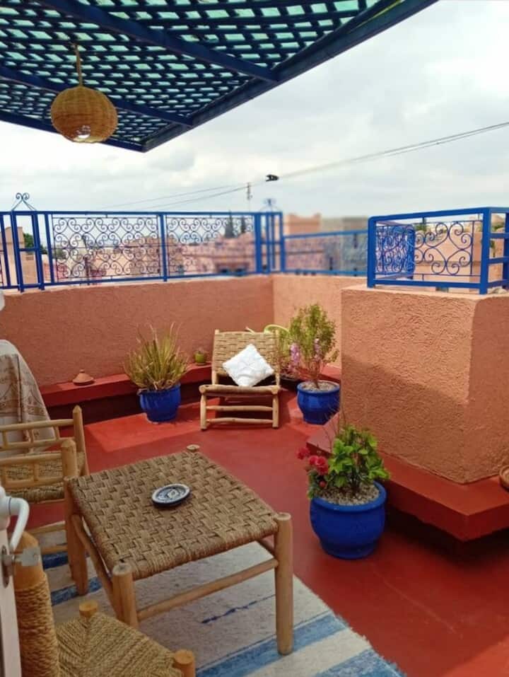 Terrasse Ensoleillé Au Coeur De Marrakech - Medina - Marrakech