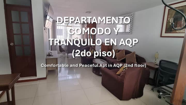 Spacious & Cozy Apt: King + Full Beds, Quiet Area - Arequipa