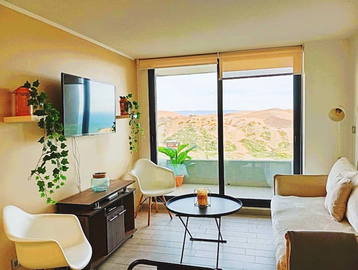Vista Al Mar En Terraza Privada - Concón