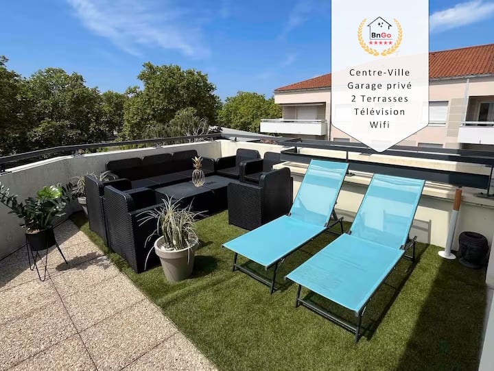 Bngo | Immense Rooftop Lyon | 2 Ch, 4 Pl Parkings - Lyon