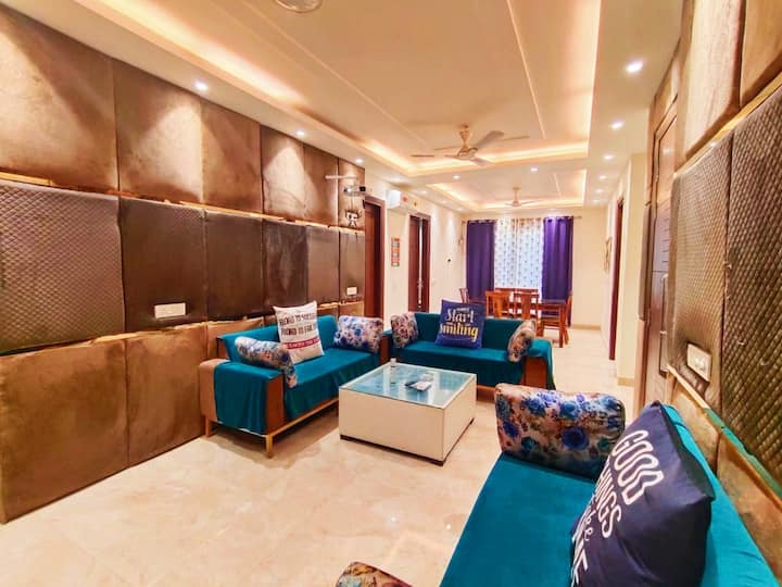 16.3bhk Theater Screen Lux W/big Balcony Relax - Gurugram