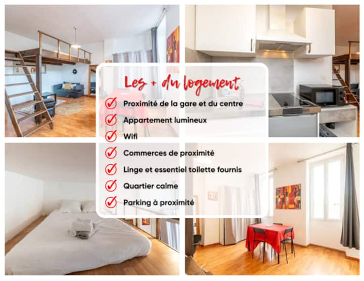 Appartement Cosy Non Loin De La Gare St Charles - Gare de Marseille-Saint-Charles