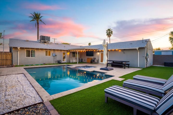 Boho Bungalow | Near Old Town | Heated Pool & Spa - Scottsdale, AZ