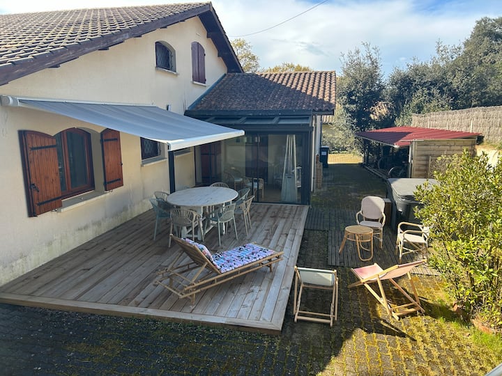 Maison De Vacances Familiale Avec Spa Proche Plage - Soulac-sur-Mer