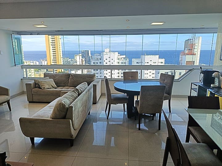 Apt 3 Quartos, 04 Ar, Infra/vista Mar. Apipema - Salvador