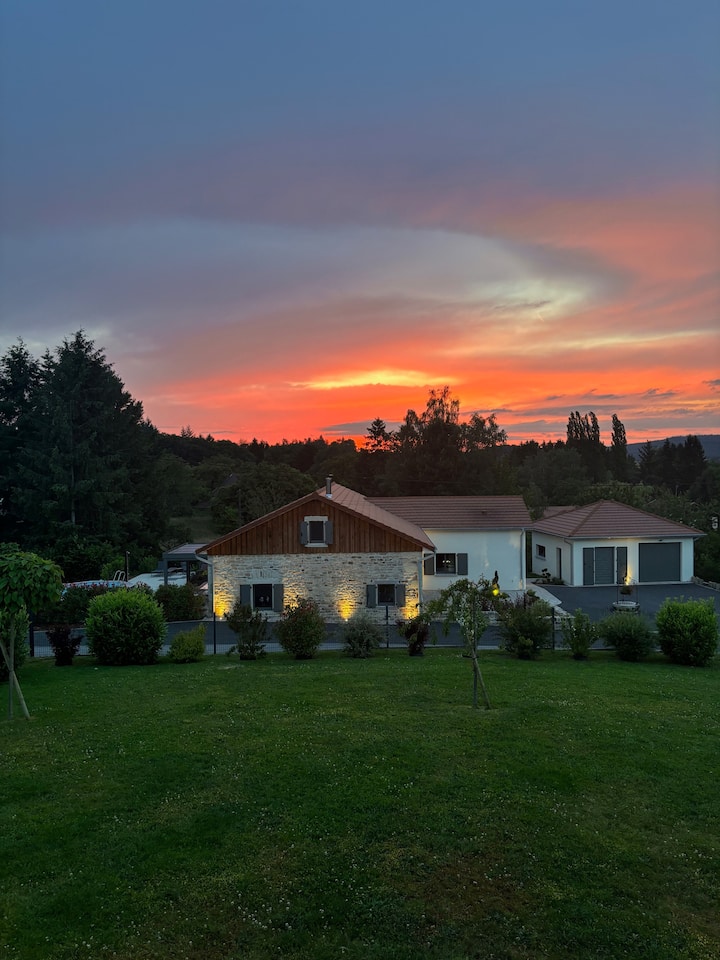 Maison Avec Sauna, Spa Et Piscine - Vosges