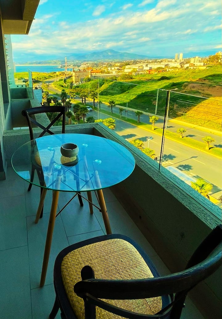 Departamento Familiar Con Vista Al Mar Y Cochera - Concón