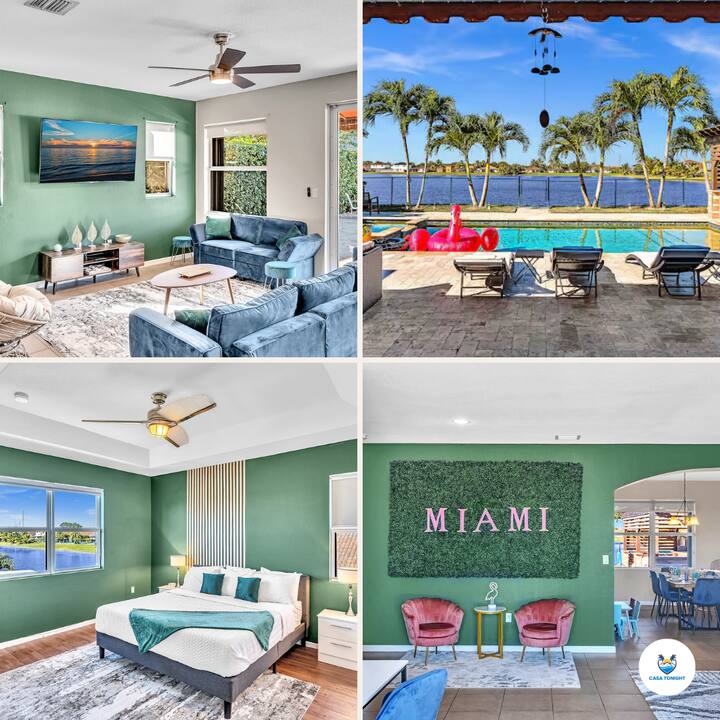 Serene Lakeview Home W/ Pool, Spa & Outdoor Bbq - Homestead, FL