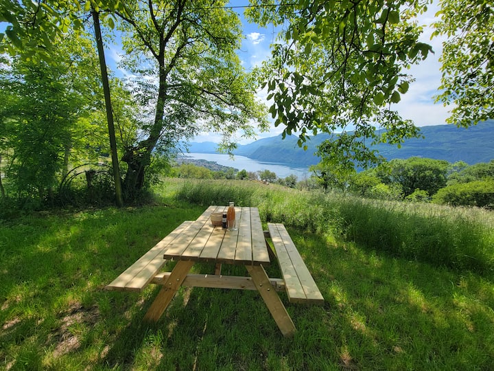 Gite Tout Confort 4 Pers, En Montagne, Vue Lac - Aix-les-Bains