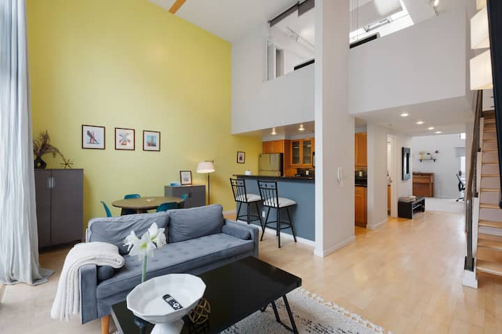 2b2b Sunny Loft W/ Parking, Soma City Heart - San Francisco, CA