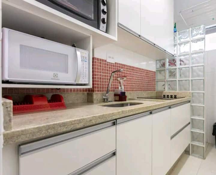 Pitangueiras 1q Praia, Shopping,ar, Garagem E Net. - Guarujá