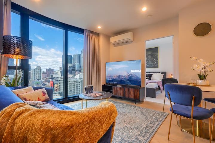 Luxury 2bed2bath Apt | King & Queen Beds | Central - Melbourne