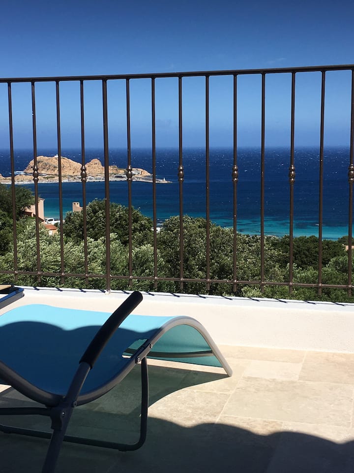Villa Vue Mer Panoramique. - L'Île-Rousse
