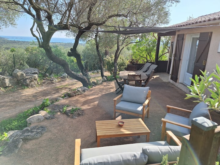 Porto Vecchio, Mini Villa Vue Mer - Corse-du-Sud