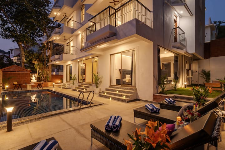 Baga Breeze | 5bhk Private Pool | By Jaqk Holidays - Anjuna