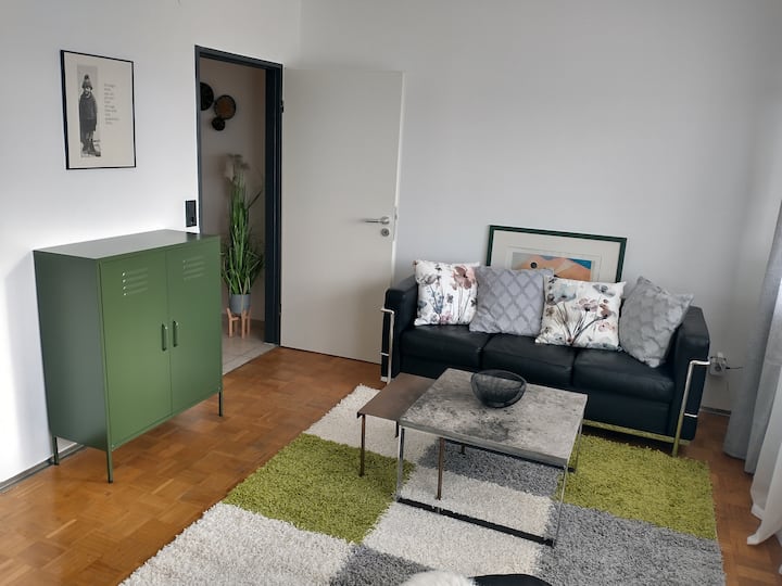 Central 2room City Apartment + Balcony + Parking - Frankfurt