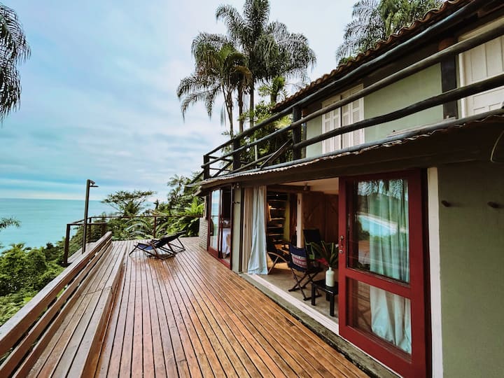 4 Suítes-cond. Fechado- Vista Para A Barra Do Sahy - São Sebastião