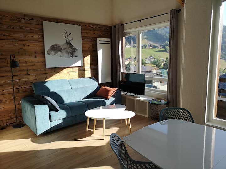 Appartement Lumineux, 4-6 Personnes, Refait à Neuf - Les Gets