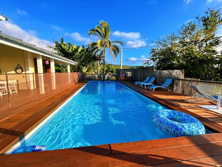 Charme, Piscine, Vue Mer à St Gilles Les Bains - Saint-Gilles les Bains