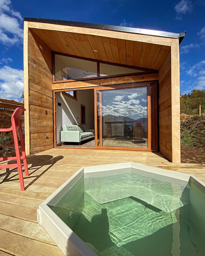 Cabaña Boutique 6 :  Tinaja  Caliente - A/c - Pucon