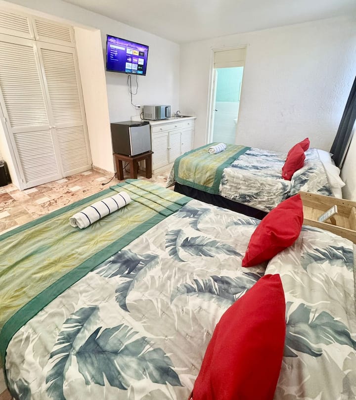 Suite Caribeña En La Mejor Zona Centro De Cancún - Cancún