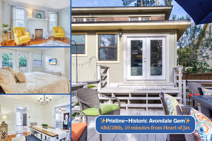 Fall Deal! Renovated Historic Avondale Gem~6br - Jacksonville, FL