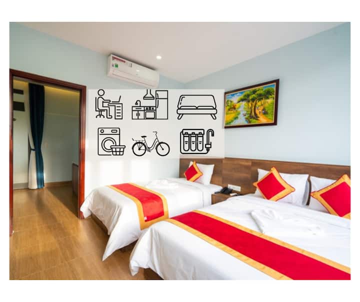 Bright& Modern Apt-kitchen&workspace-monthly Deal - Hội An