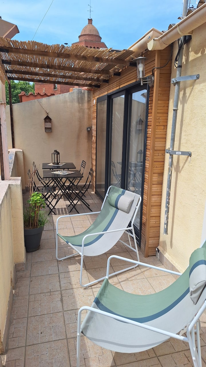 Confortable Appartement Avec Terrasse Au Castillet - Perpignan