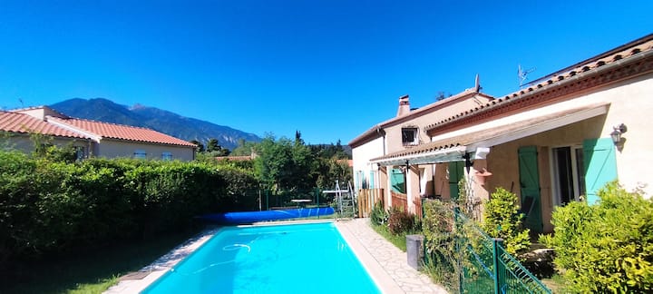 Maison Avec Piscine Privée Et Jardin Vue Montagnes - Prades