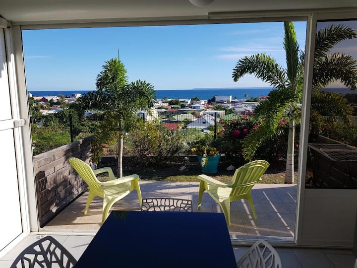 Le Grand Ilet, Studio Vue Sur Mer & Piscine - Saint-François