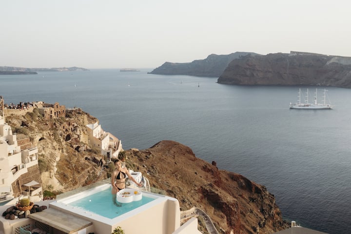 Honeymoon Villa Sunsetview-hottub |Nano Collection - Oia