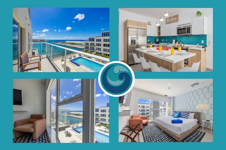Oceanview Condo Oasis W/ King Bed, Pool And Grill - Aruba