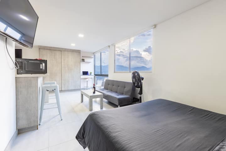 Best Location Great View Fast Wifi Private Poblado - Medellín