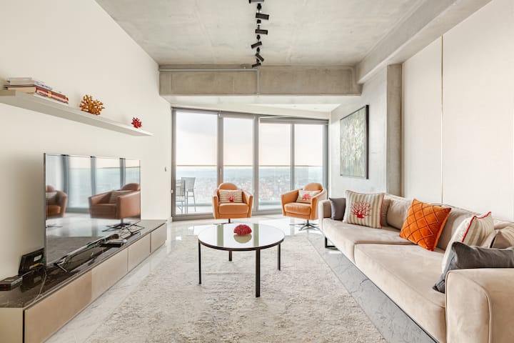 Modern 1br W/ City Views, Pool & Prime Location - Estambul