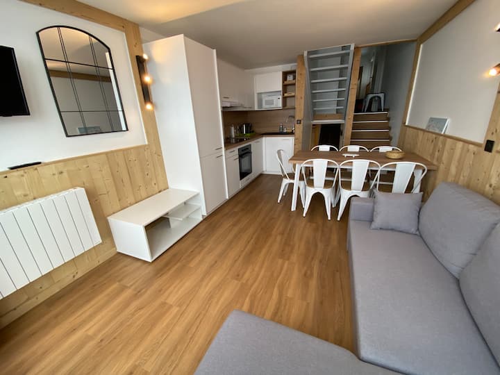 Triplex Neuf - 55m² - 6 Pers., 2 Ch, 2 Wc, 2 Sdb - Les Menuires