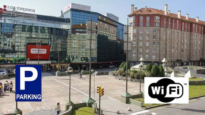 Piso Todo Exterior,con Parking Y Wifi - Gijón