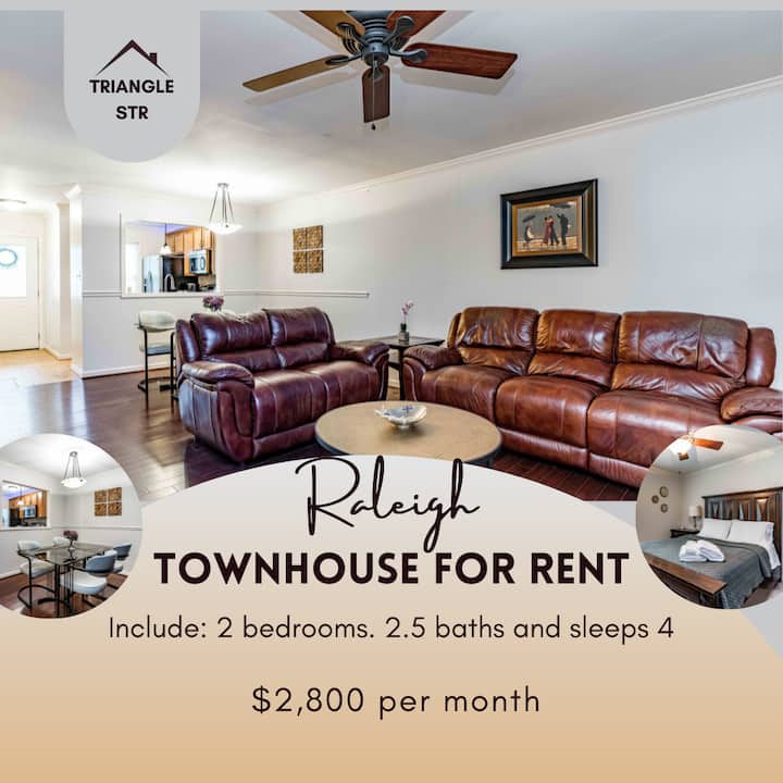Double Ensuite Raleigh Townhome -Starts At $2.8k/m - Raleigh, NC