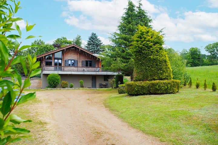 Pétillant Chalet Aux 3 éTangs Avec Spa, Sauna Et Véranda - Vosges