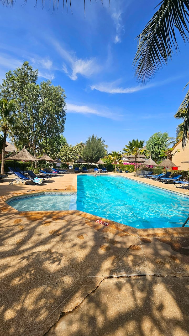 Saly - Villa En Résidence Avec Piscine Et Plage - Senegal