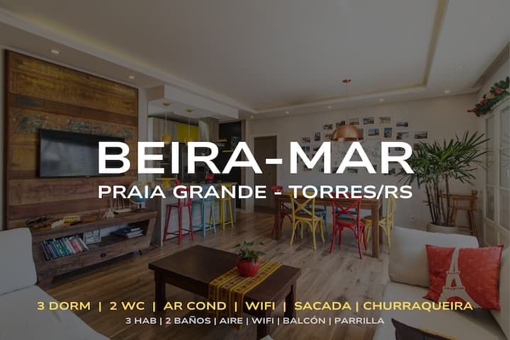 Beira-mar | Amplo E Lindo | Wifi E Ar | Completo! - Torres, Brasil