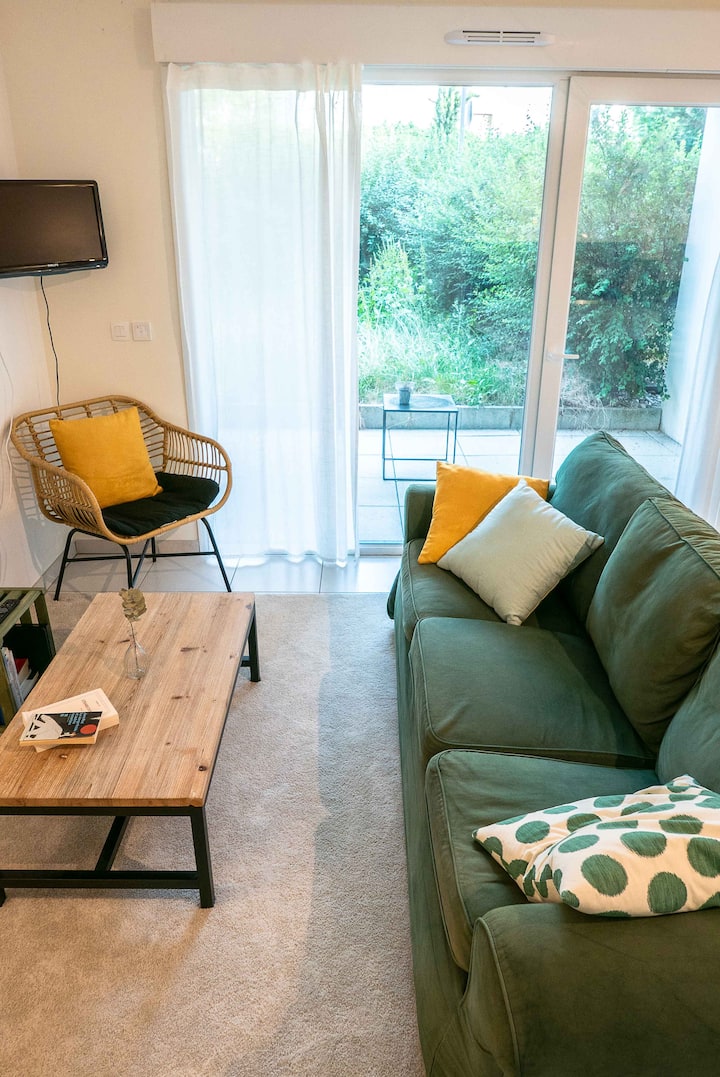 Charmant T2 Proche Genève Avec Jardin Et Garage - Saint-Julien-en-Genevois