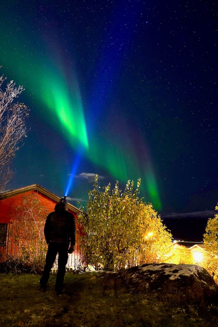 Fredelig Leilighet Med Utsiktsplass Til Nordlys - トロムセー