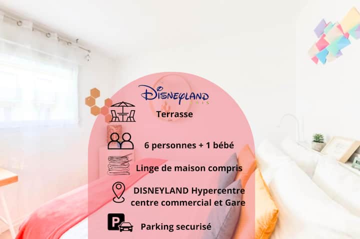 Disneyland Paris Station 2min. 6 Pers - ibis budget Marne la Vallée
