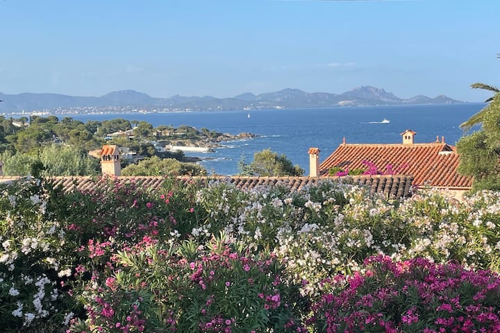 Villa De Charme à 250m De La Plage, Belle Vue Mer - Roquebrune-sur-Argens