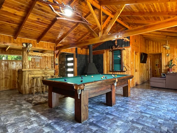 Cabaña Sendas Del Volcán, Tinaja, Mesa De Pool - Chile