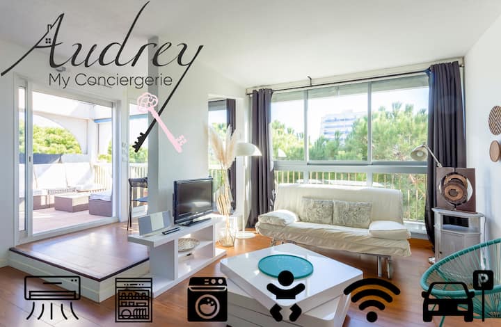 Fabuleux Appartement En Centre Ville Avec Parking - La Grande-Motte