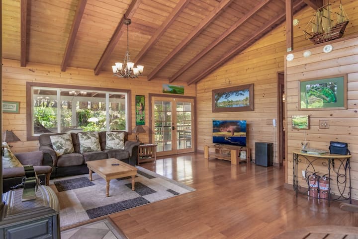 Forest Villa With Patio, Bbq, Playground & Koipond - Hawaii
