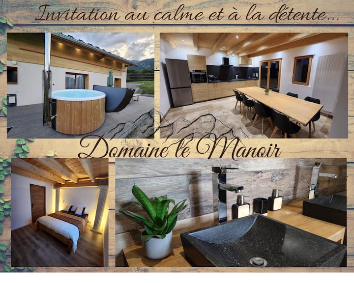 Spa Jacuzzi Privé-famille Et Nature-vue Mont-blanc - Albertville