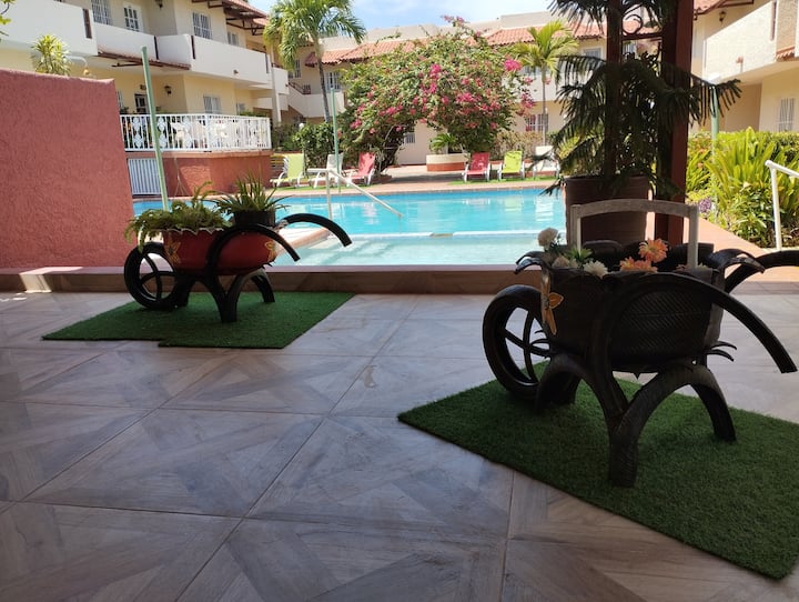 Piscina. Playa Costambar A 50 M. Seguridad 24 H. - Puerto Plata