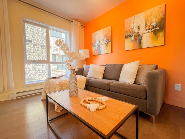 Modern Bright Apt W/2br,gym, Parking,nr Dt&airport - Montreal